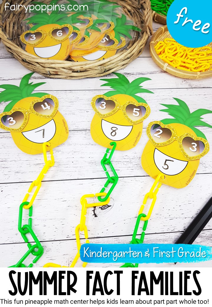 Summer Pineapple Fact Families - Fairy Poppins