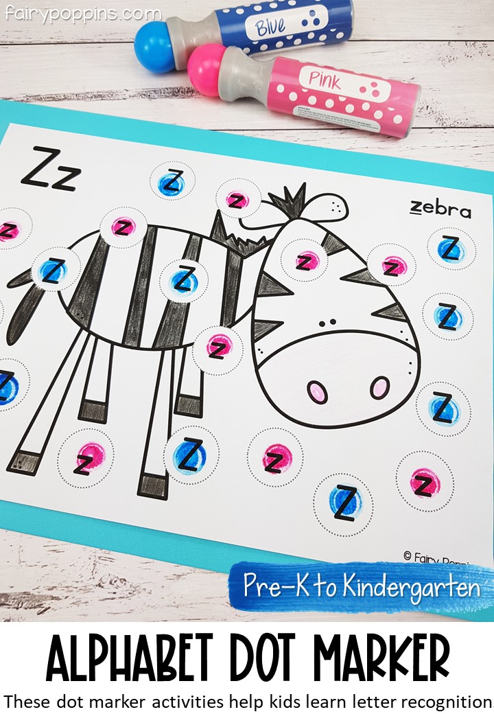 Letter Recognition Activities for Kids - Fairy Poppins