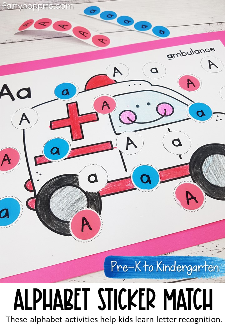 Letter Recognition Activities for Kids - Fairy Poppins