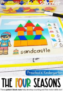 Four Seasons Pattern Block Mats - Fairy Poppins