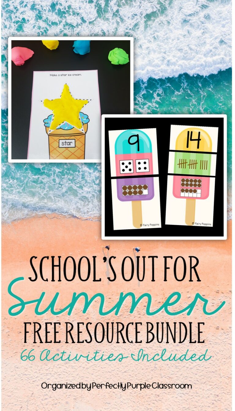 Summer Popsicle Number Puzzles - Fairy Poppins