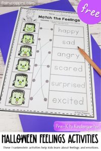 Halloween Feelings Activities - Fairy Poppins