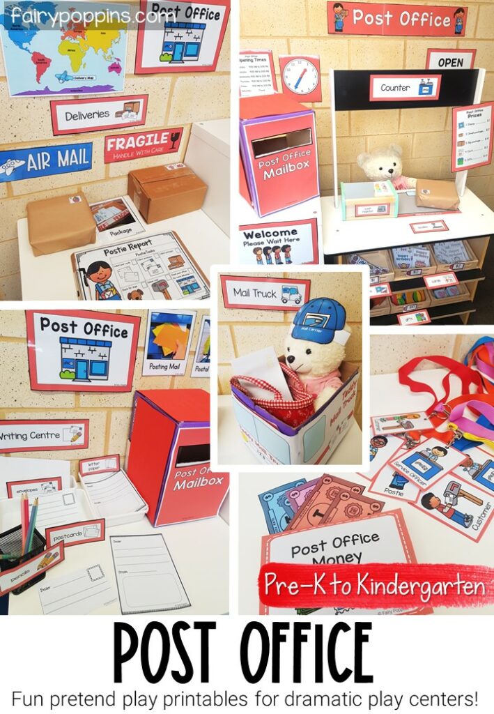 Post Office Dramatic Play - Fairy Poppins