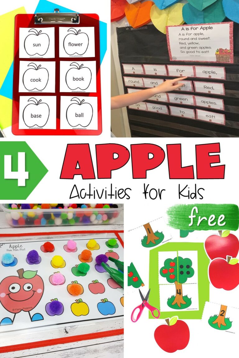 Apple Fine Motor Activities - Fairy Poppins