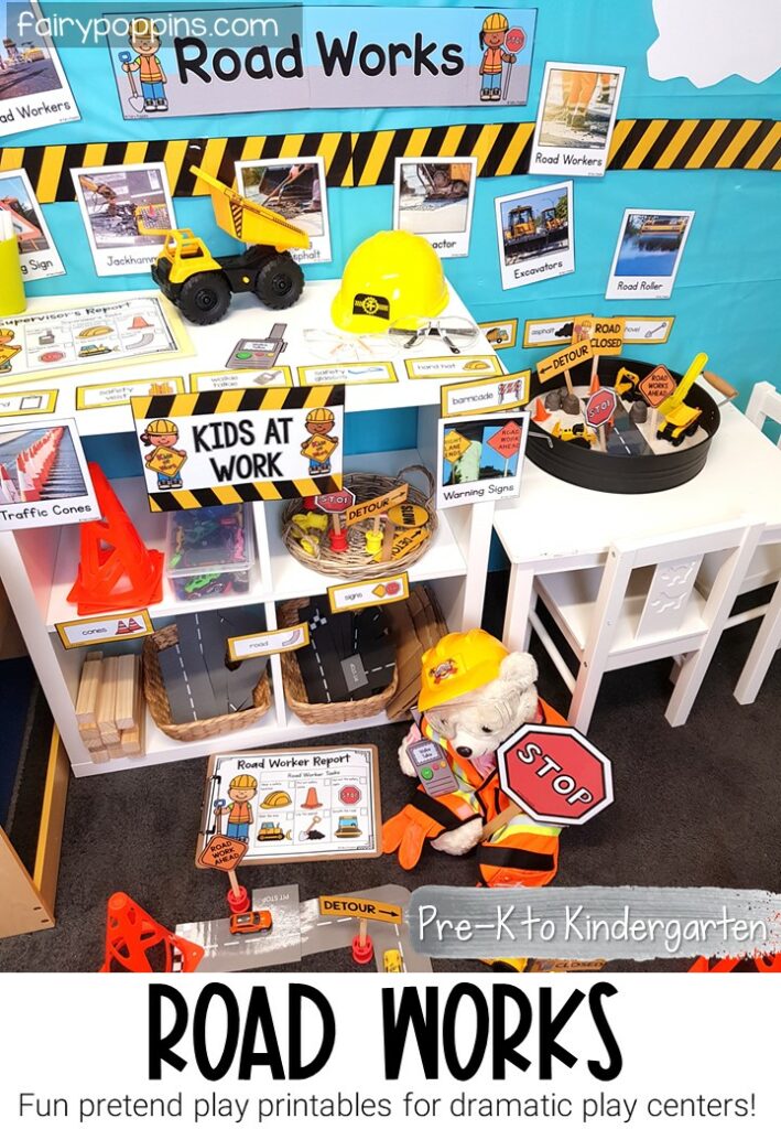 Road Works Dramatic Play - Fairy Poppins