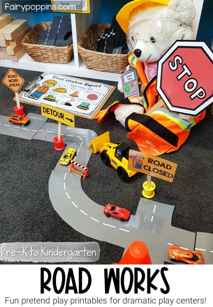 Road Works Dramatic Play - Fairy Poppins