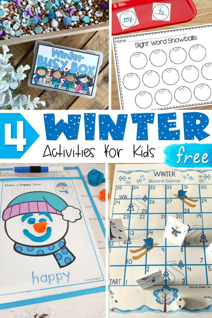 Snowman Feelings Activities for Winter - Fairy Poppins