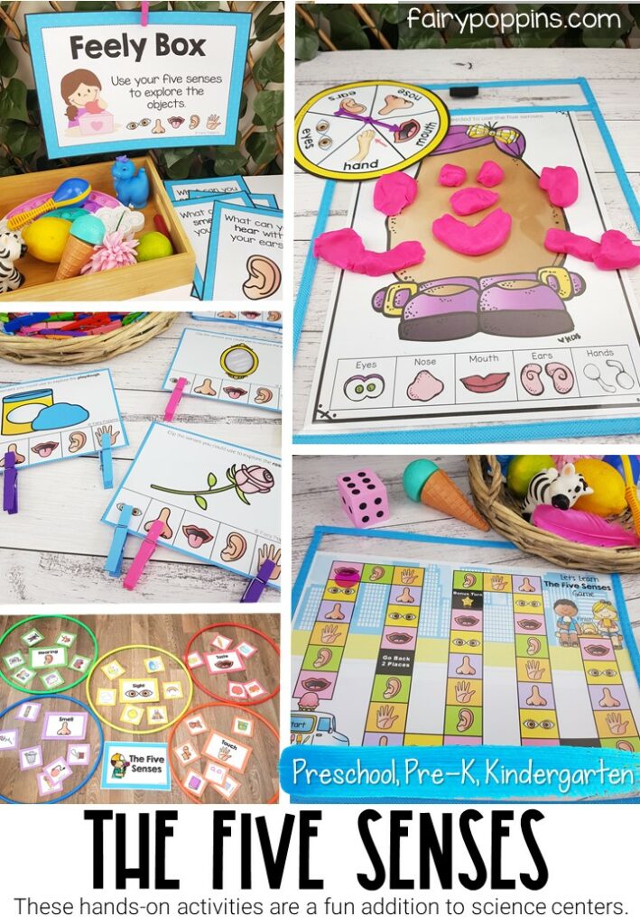 Five Senses Activities for Kids - Fairy Poppins