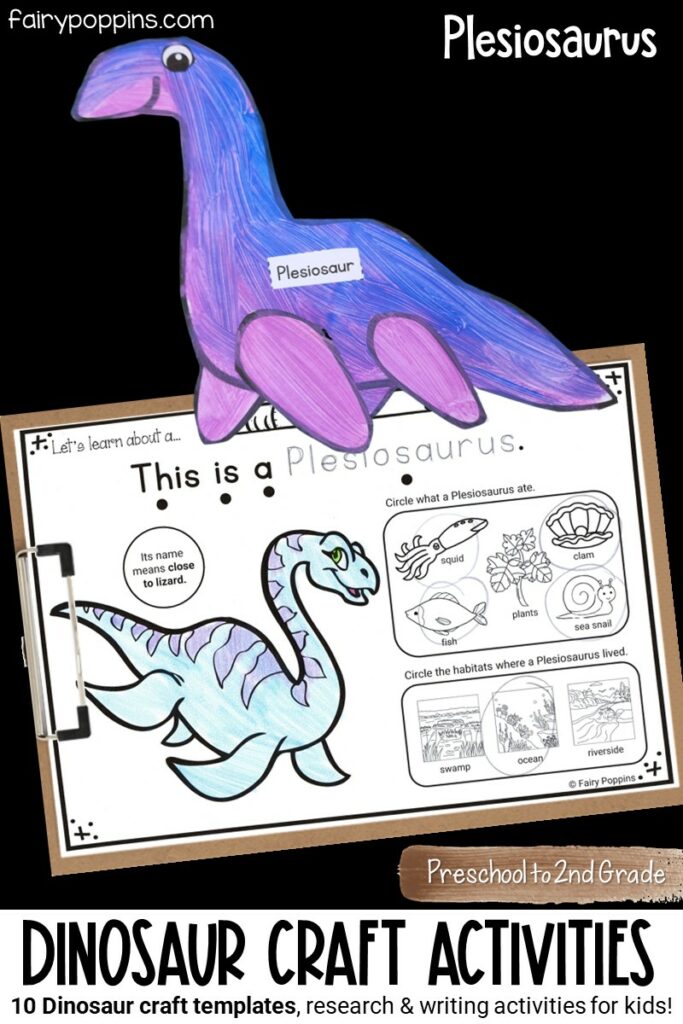 Dinosaur Craft Activities for Kids - Fairy Poppins