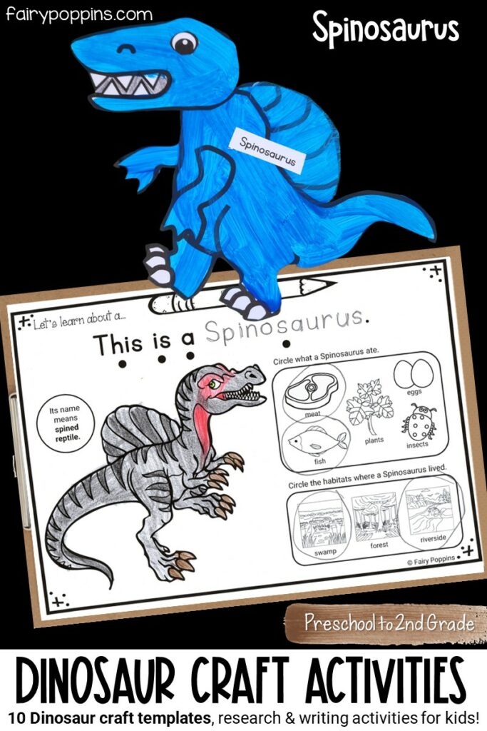 Dinosaur Craft Activities for Kids - Fairy Poppins