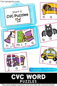 Phonological Awareness Activities for Kindergarten - Fairy Poppins