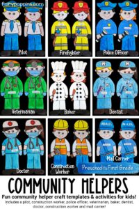 Community Helpers Crafts and Activities - Fairy Poppins