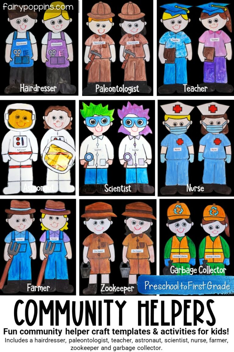 Community Helpers Crafts and Activities - Fairy Poppins