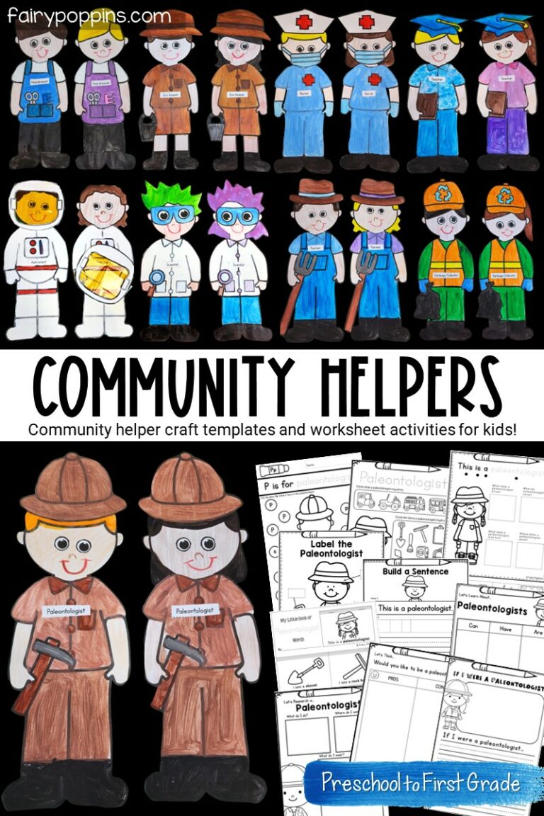 Community Helpers Crafts and Activities - Fairy Poppins