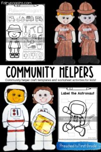 Community Helpers Crafts and Activities - Fairy Poppins