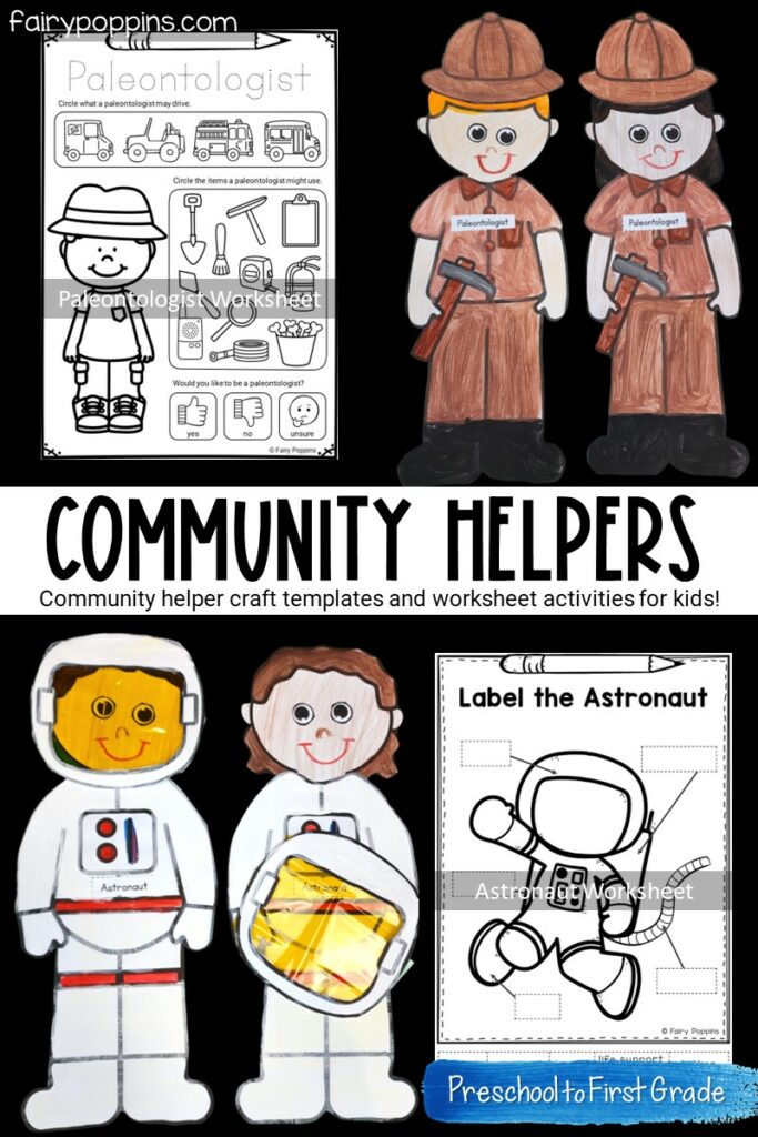 Community Helpers Crafts and Activities - Fairy Poppins