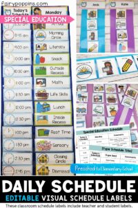 How to Create a Visual Schedule for the Classroom - Fairy Poppins