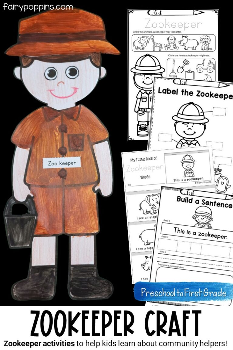 Zoo Animal Crafts and Activities for Kids - Fairy Poppins