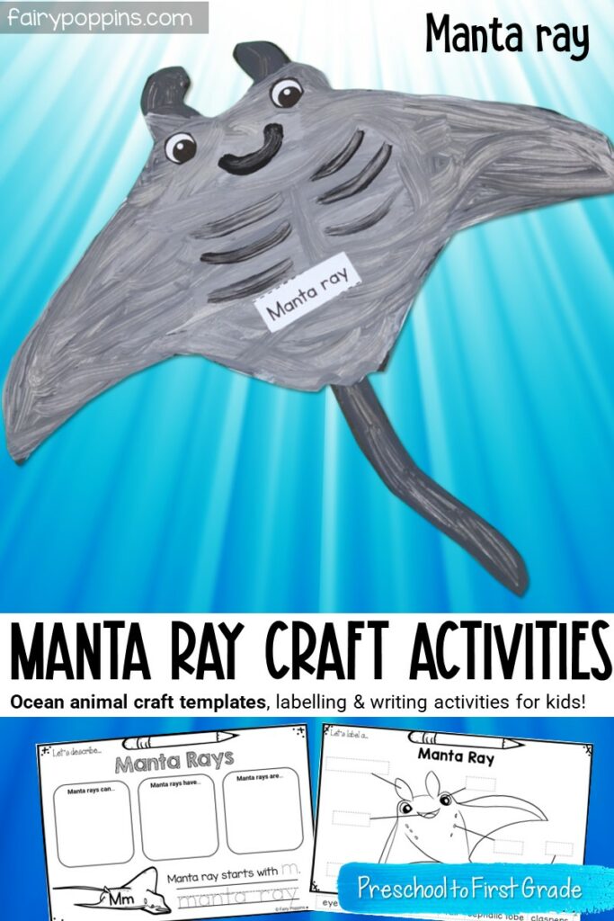 Ocean Animal Crafts and Activities for Kids - Fairy Poppins