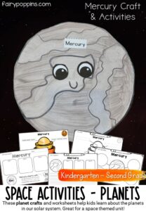 Planet Activities and Space Crafts for Kids - Fairy Poppins