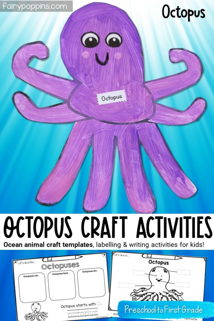 Ocean Animal Crafts and Activities for Kids - Fairy Poppins