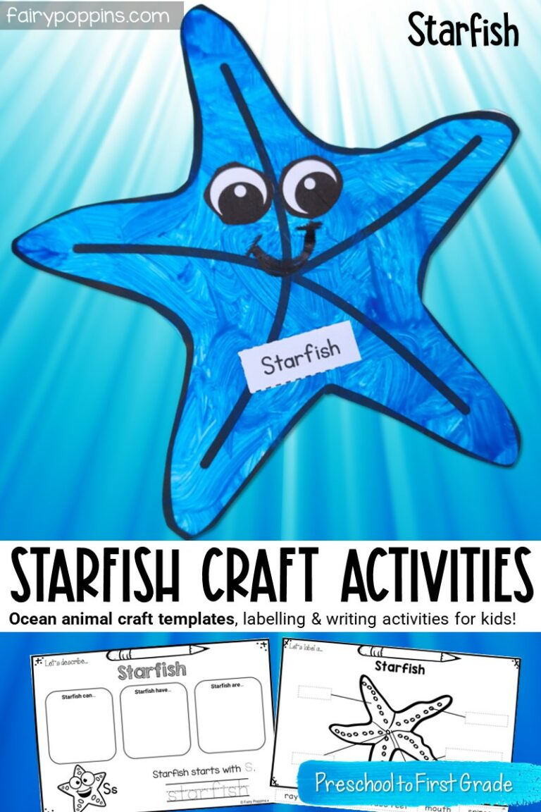 Ocean Animal Crafts and Activities for Kids - Fairy Poppins