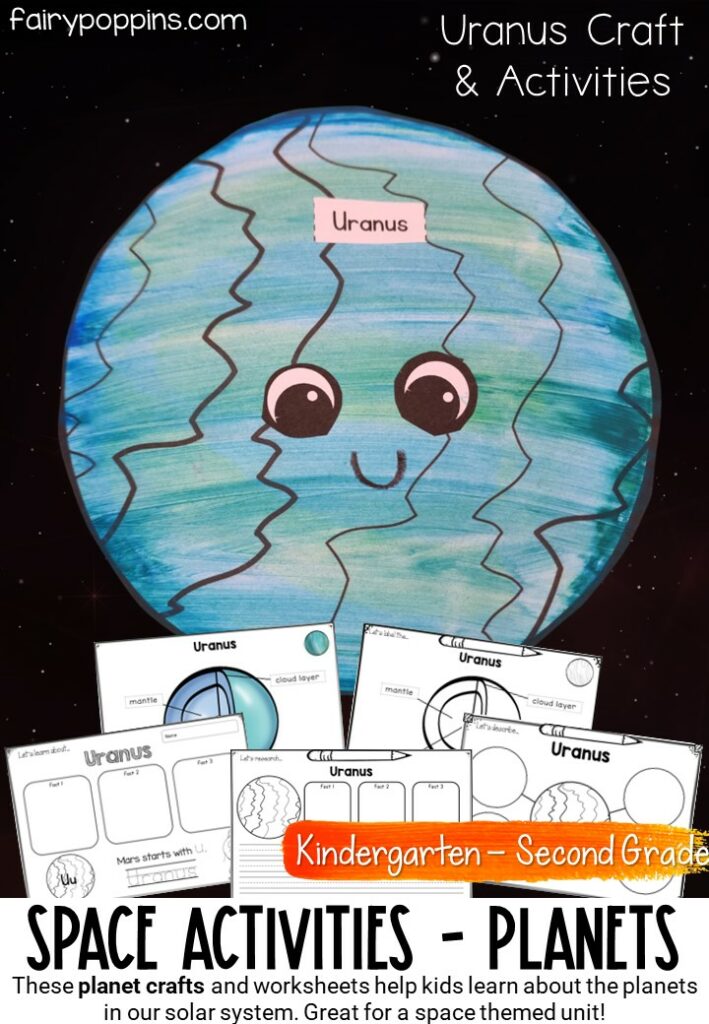 Planet Activities and Space Crafts for Kids - Fairy Poppins