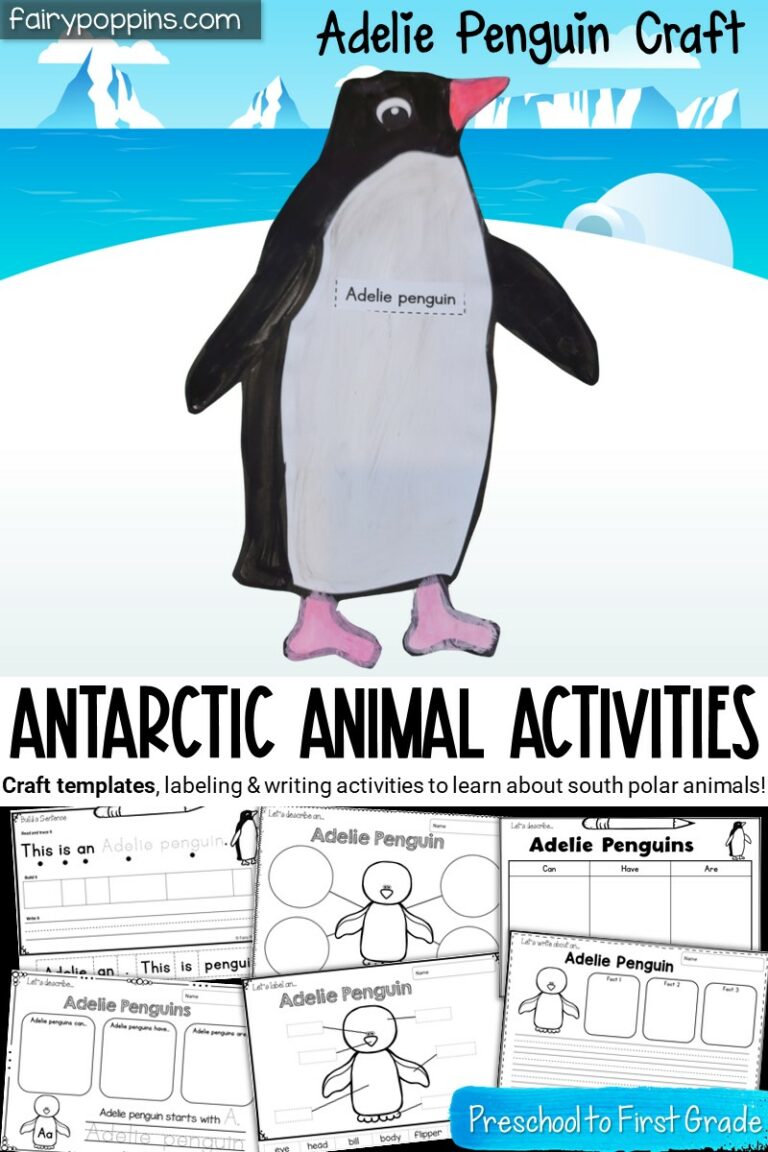 Antarctic Animal Crafts and Activities for Kids - Fairy Poppins