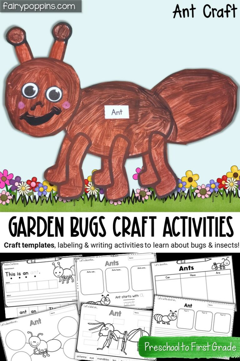 Bug Crafts and Insect Activities for Kids - Fairy Poppins