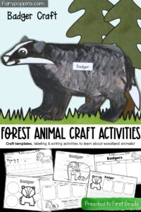 Forest Animal Crafts and Activities for Kids - Fairy Poppins