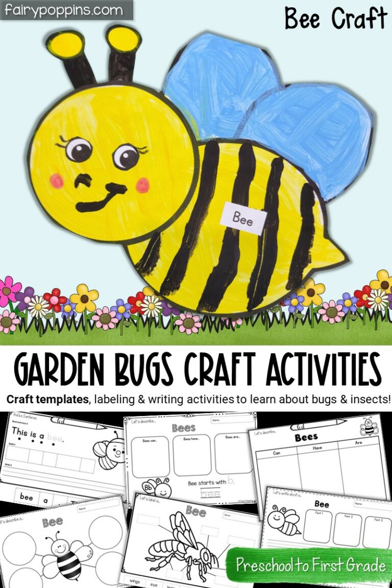 Bug Crafts and Insect Activities for Kids - Fairy Poppins
