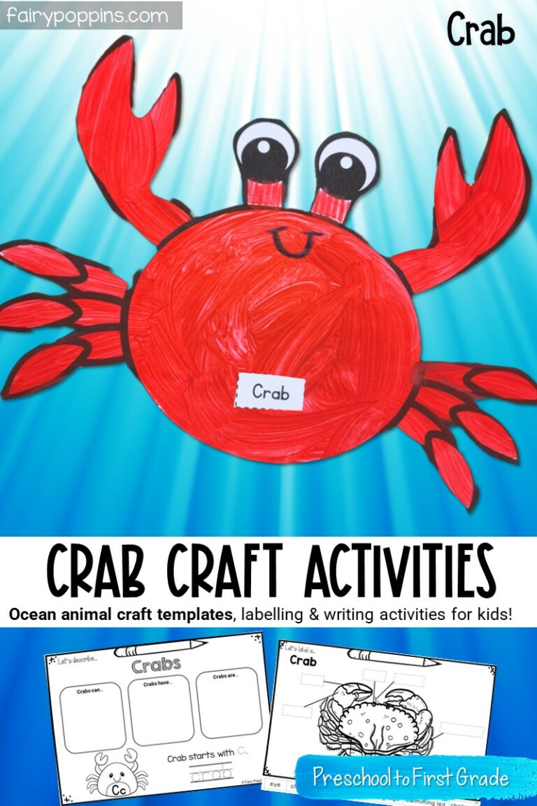 Ocean Animal Crafts and Activities for Kids - Fairy Poppins