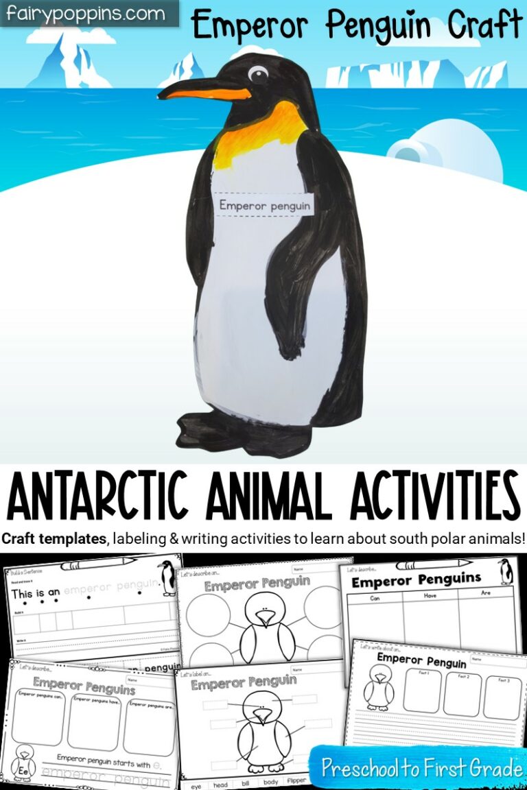 Antarctic Animal Crafts and Activities for Kids - Fairy Poppins