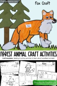 Forest Animal Crafts and Activities for Kids - Fairy Poppins
