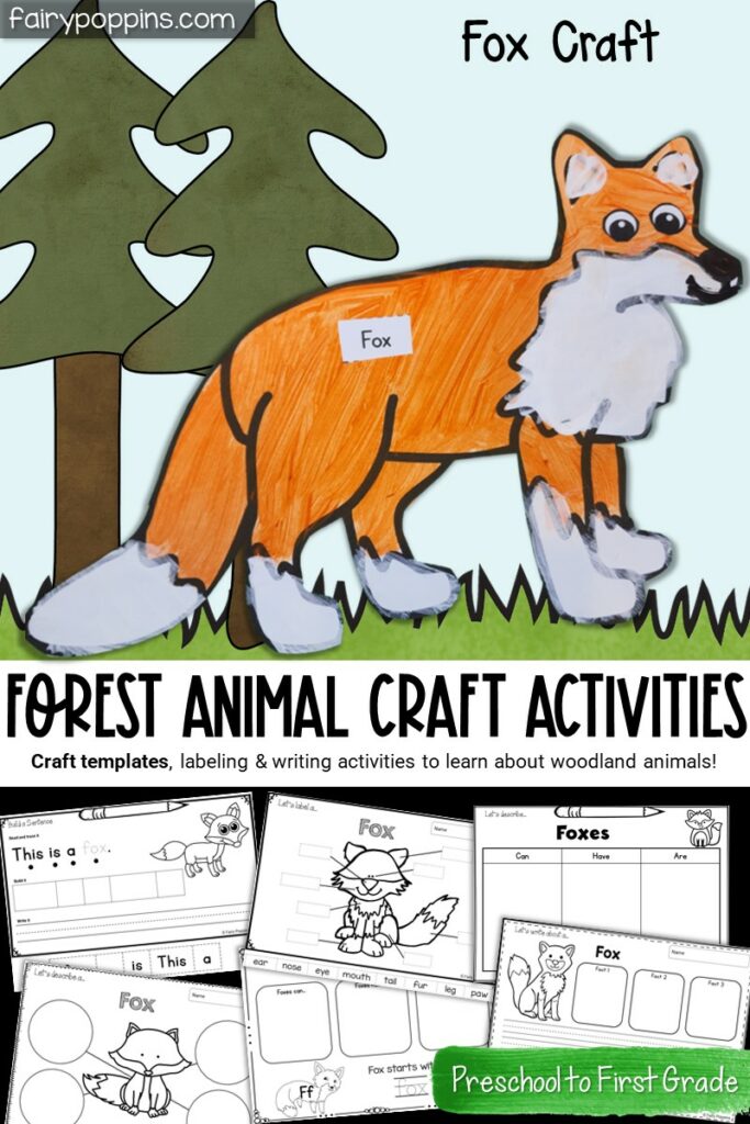 Forest Animal Crafts and Activities for Kids - Fairy Poppins