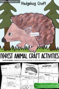 Forest Animal Crafts and Activities for Kids - Fairy Poppins