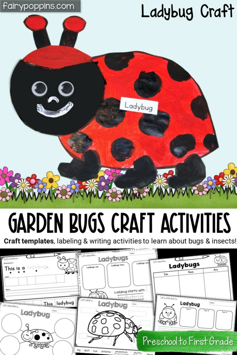Bug Crafts and Insect Activities for Kids - Fairy Poppins
