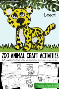 Zoo Animal Crafts and Activities for Kids - Fairy Poppins
