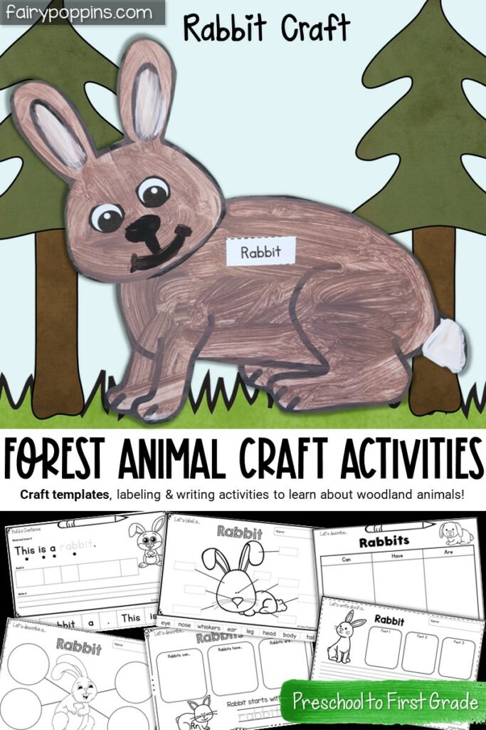 Forest Animal Crafts and Activities for Kids - Fairy Poppins