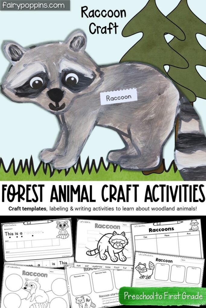 Forest Animal Crafts and Activities for Kids - Fairy Poppins