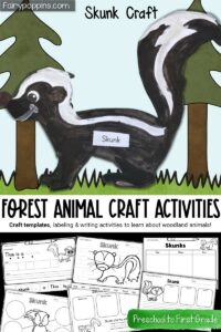 Forest Animal Crafts and Activities for Kids - Fairy Poppins