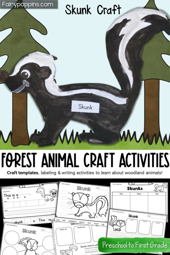 Forest Animal Crafts and Activities for Kids - Fairy Poppins