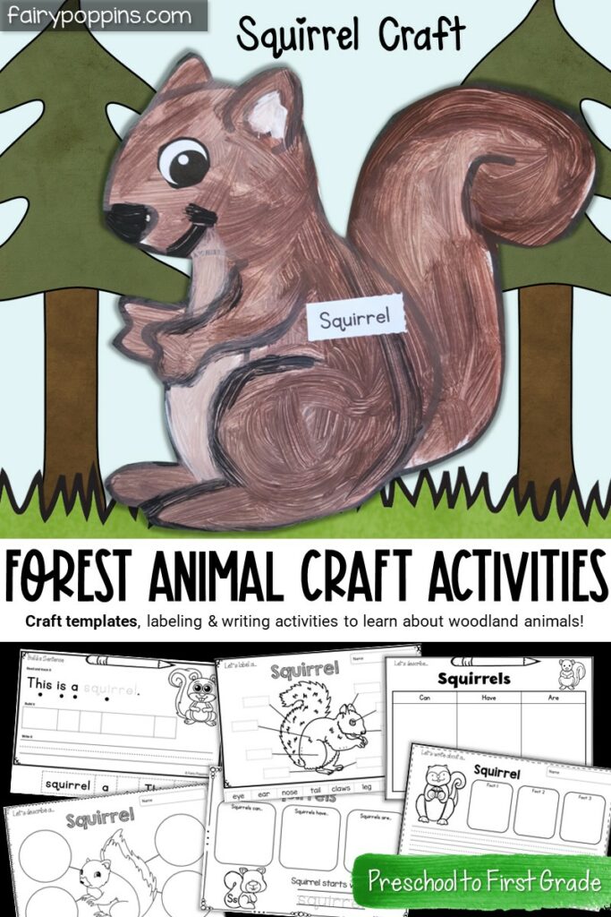 Forest Animal Crafts and Activities for Kids - Fairy Poppins