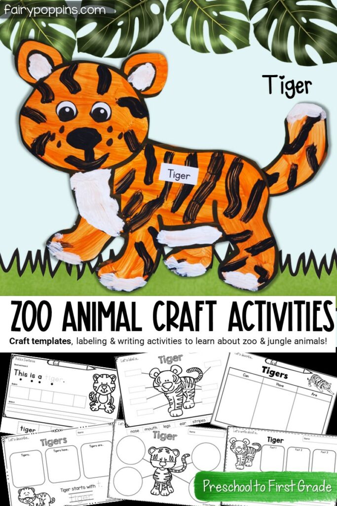 Zoo Animal Crafts and Activities for Kids - Fairy Poppins