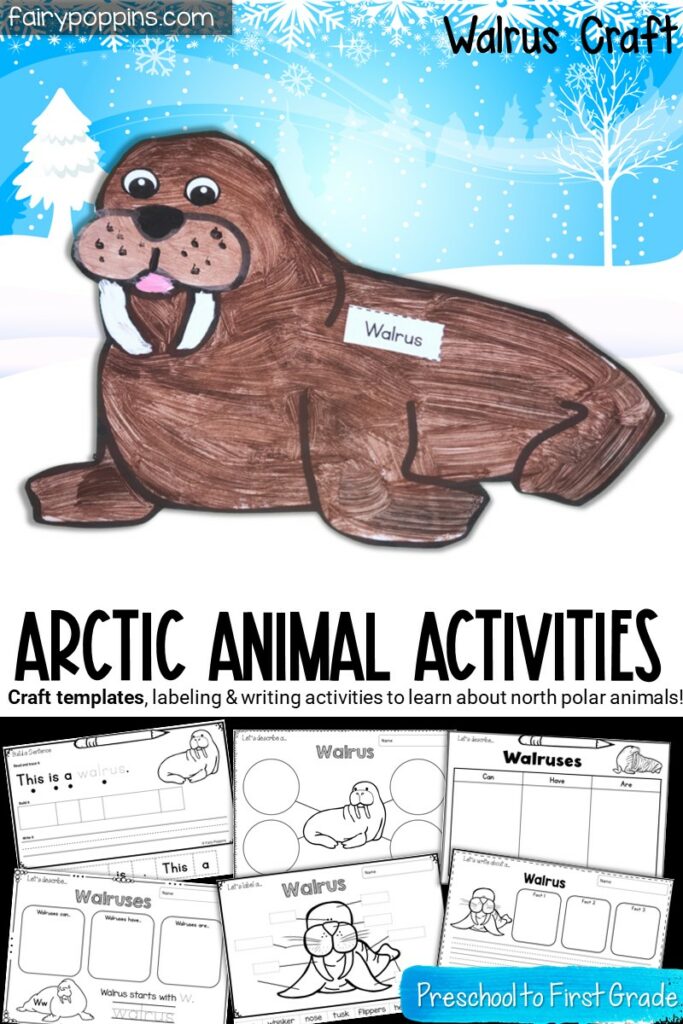 Arctic Animal Crafts and Activities for Kids - Fairy Poppins