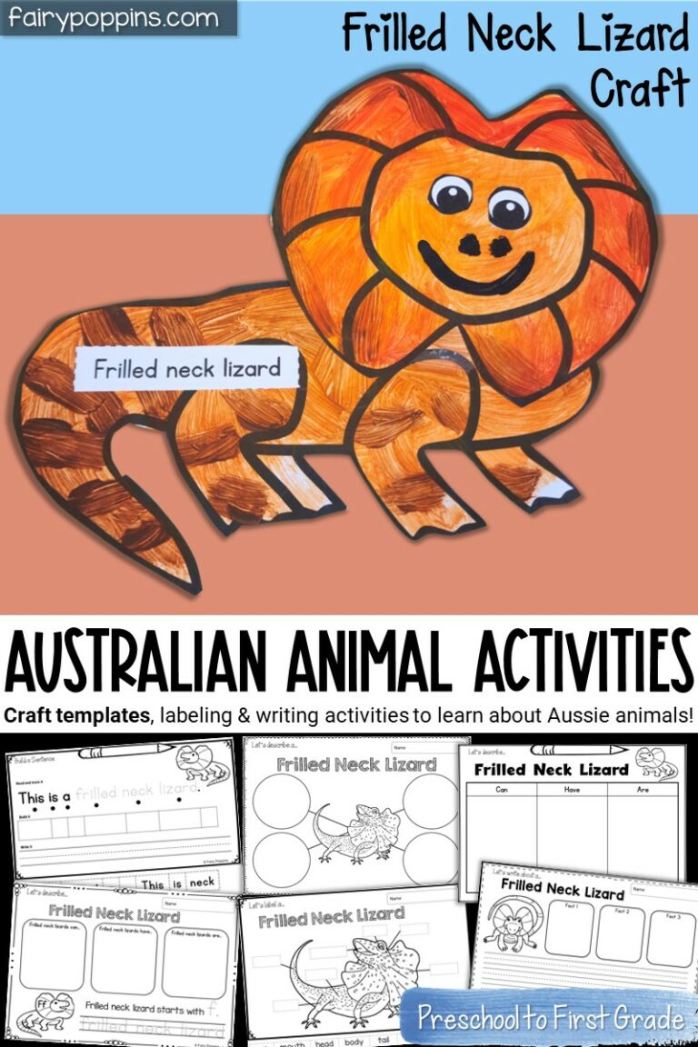 Australian Animal Crafts and Activities for Kids - Fairy Poppins