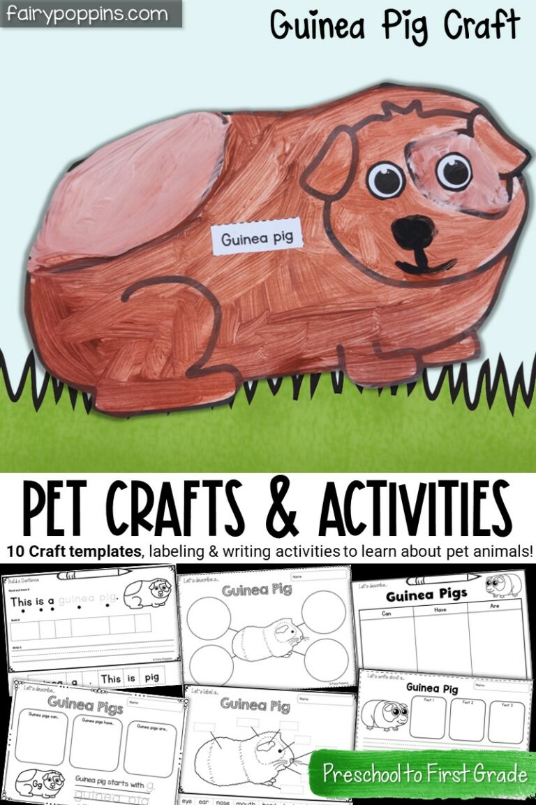 Pets Crafts and Activities for Kids - Fairy Poppins