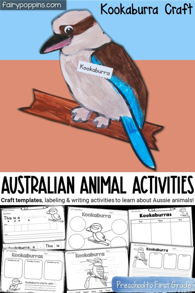 Australian Animal Crafts and Activities for Kids - Fairy Poppins