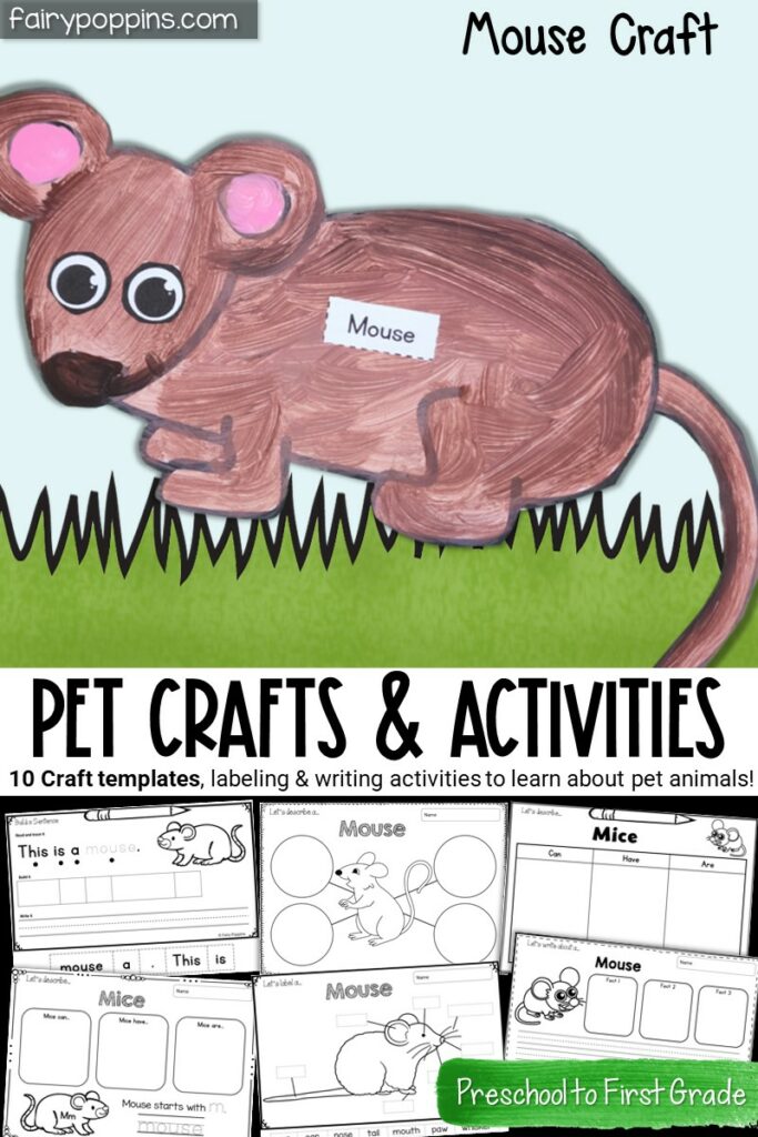 Pets Crafts and Activities for Kids - Fairy Poppins