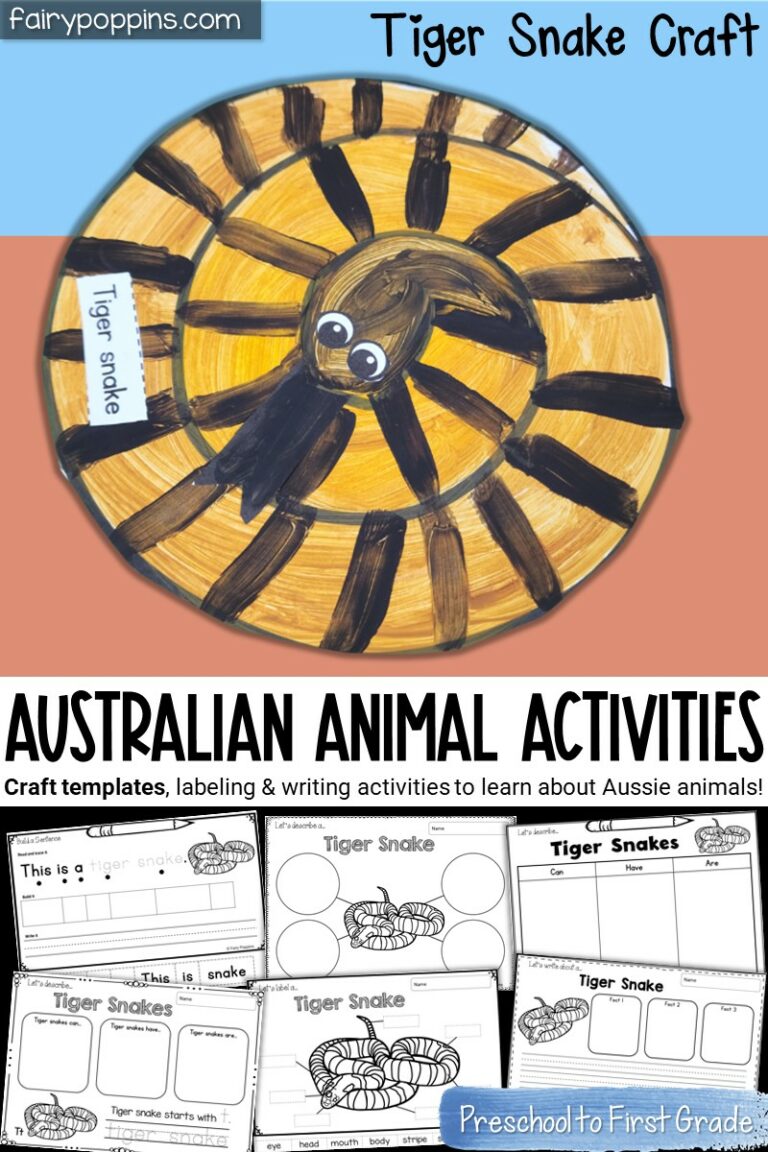 Australian Animal Crafts and Activities for Kids - Fairy Poppins